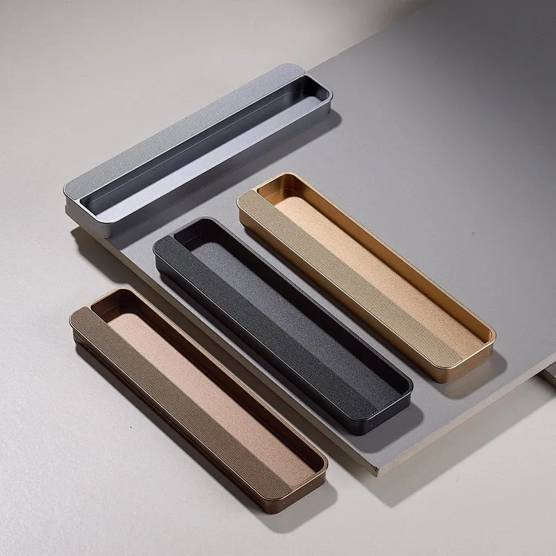 recessed pull drawer pull handle , flush kitchen drawer pull , flush ...